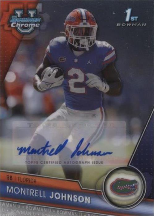 2023 Bowman University Chrome - Chrome Prospect Autographs Montrell ...