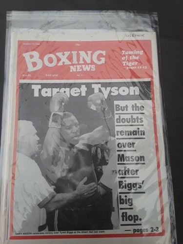 Vintage Boxing News Magazines 1 randomly selected amazing condition uk ...