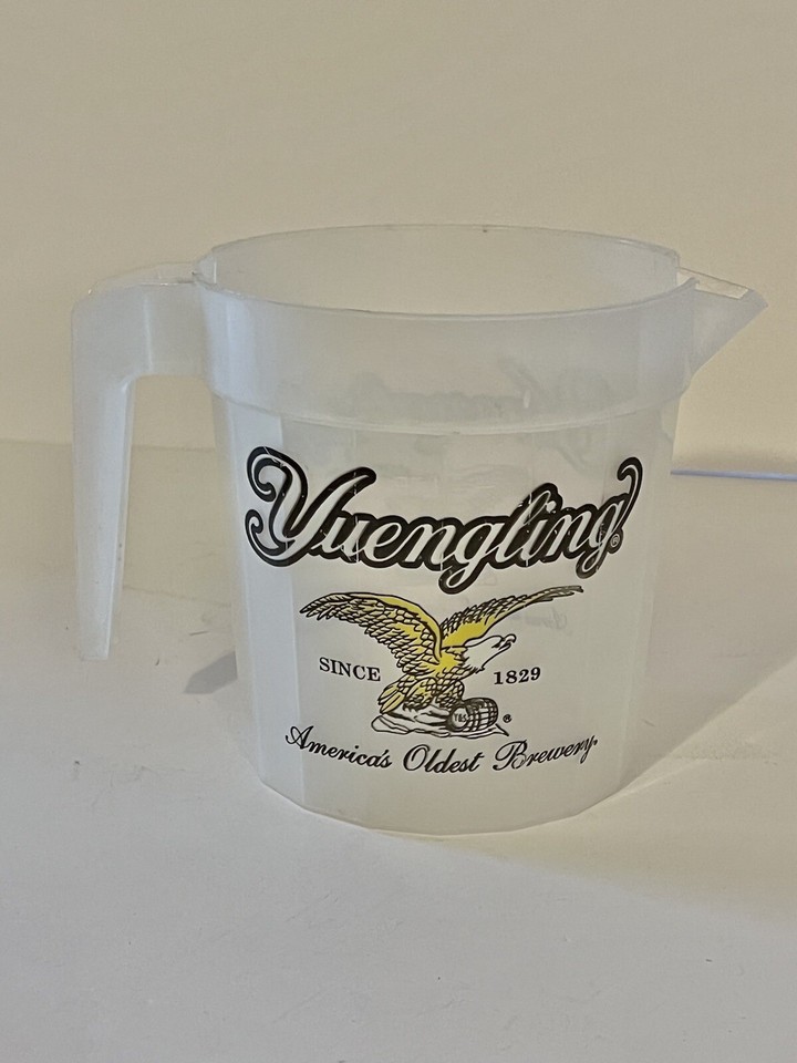 Vintage Yuengling Plastic Beer Pitcher 48oz Made in USA PackerWare ...