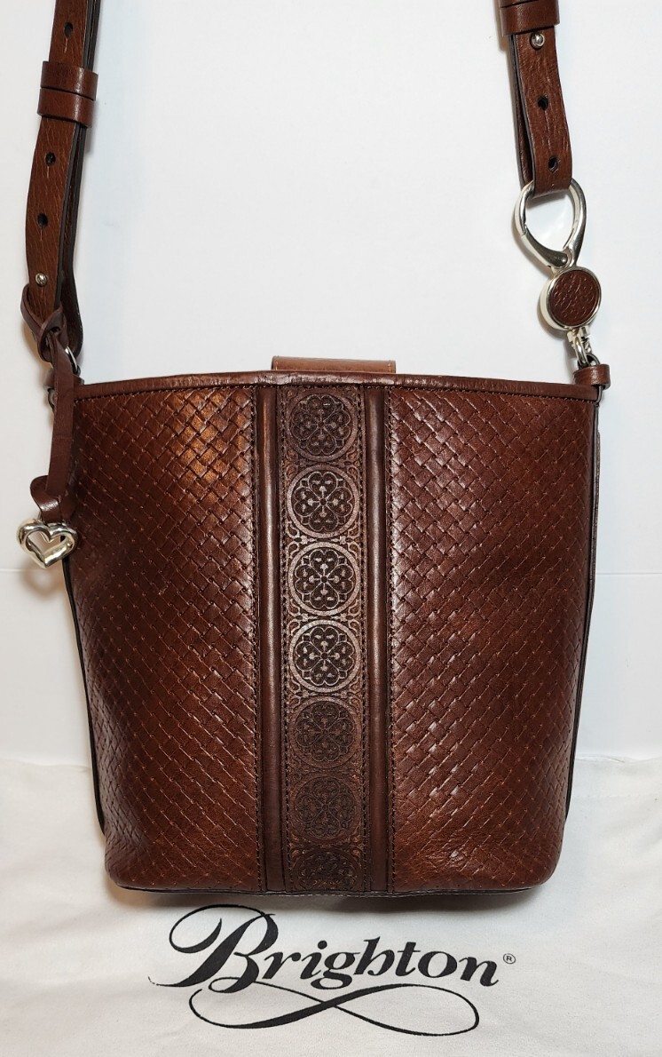 BRIGHTON FERRARA COLLECTION ELLIETTE HANDWEAVED CROSSBODY SHOULDER BAG ...