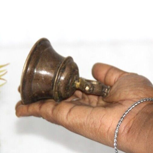 Antique Brass Small Temple Bell Original Old Hand Crafted | eBay
