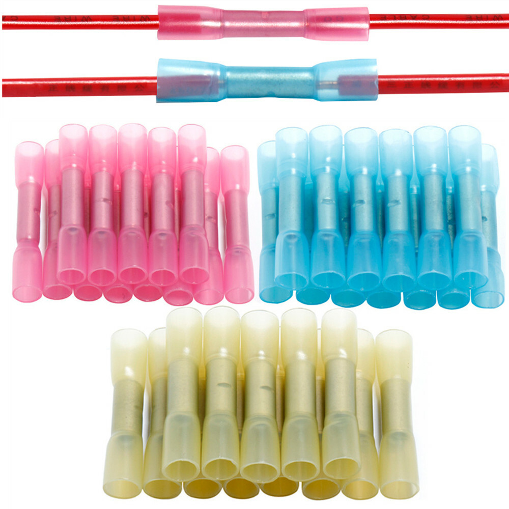 200/50x Schrumpfverbinder Quetschverbinder isoliert Stoßverbinder ...