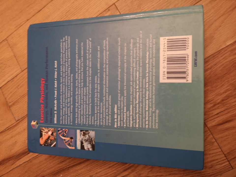 Exercise Physiology: Energy, Nutrition and Human Performance by etc ...