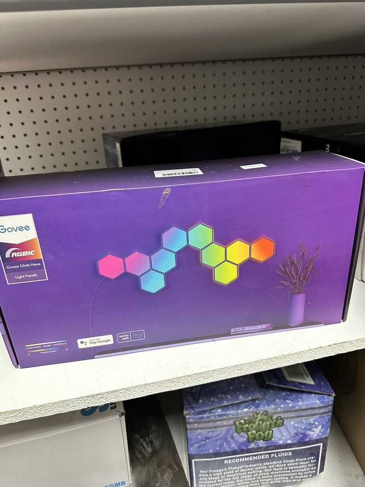 Govee Glide Hexa Light Panels, RGBIC LED Hexagon Wall Lights, Wi-Fi ...