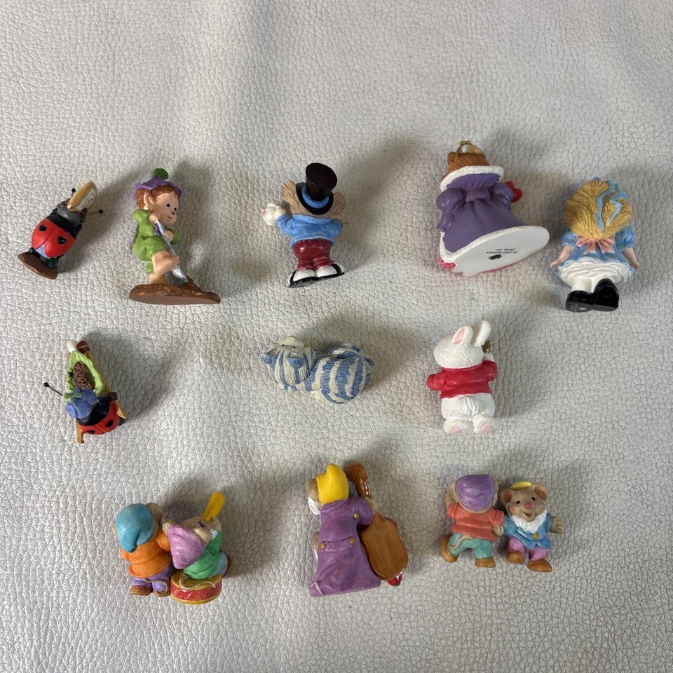 Lot Of 3 Sets Hallmark Merry Miniatures Alice In Wonderland, Six Merry ...