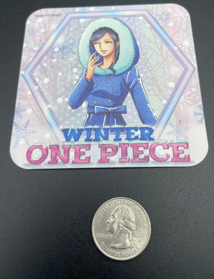 Tokyo One Piece Tower Winter Paper Coaster Nico Robin | eBay