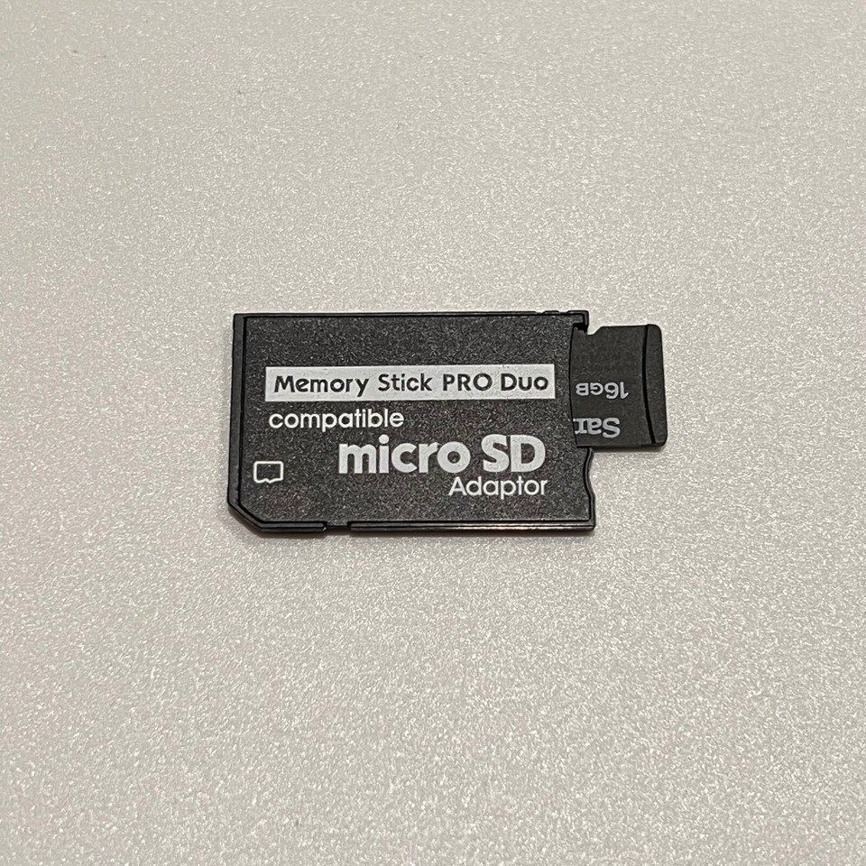 4/8/16/32 / 64gb Sony PSP Memory Stick Memory Card (Micro SD + Pro Duo ...