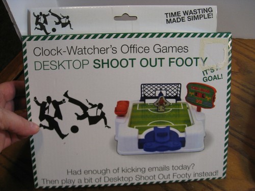 Desktop Shoot Out Footy (Soccer) - Clock-Watchers Office Games | eBay