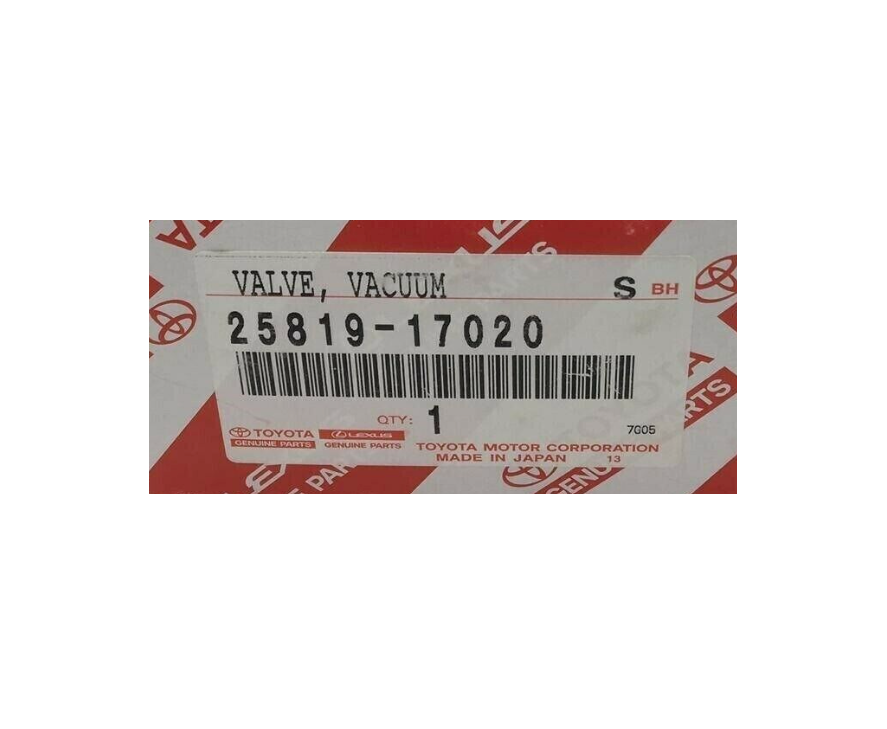 TOYOTA Genuine VALVE ASSY VACUUM REGULATING 25819 - 17020 | eBay