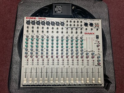 Nady Audio CMX-16A 16 Channel Stereo Mixer. New Power Supply! Excellent ...