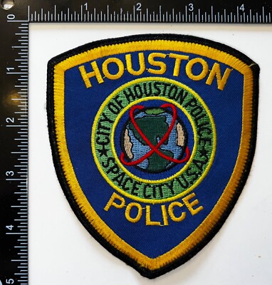 VINTAGE OBSOLETE Houston City Texas TX Police Patch | eBay