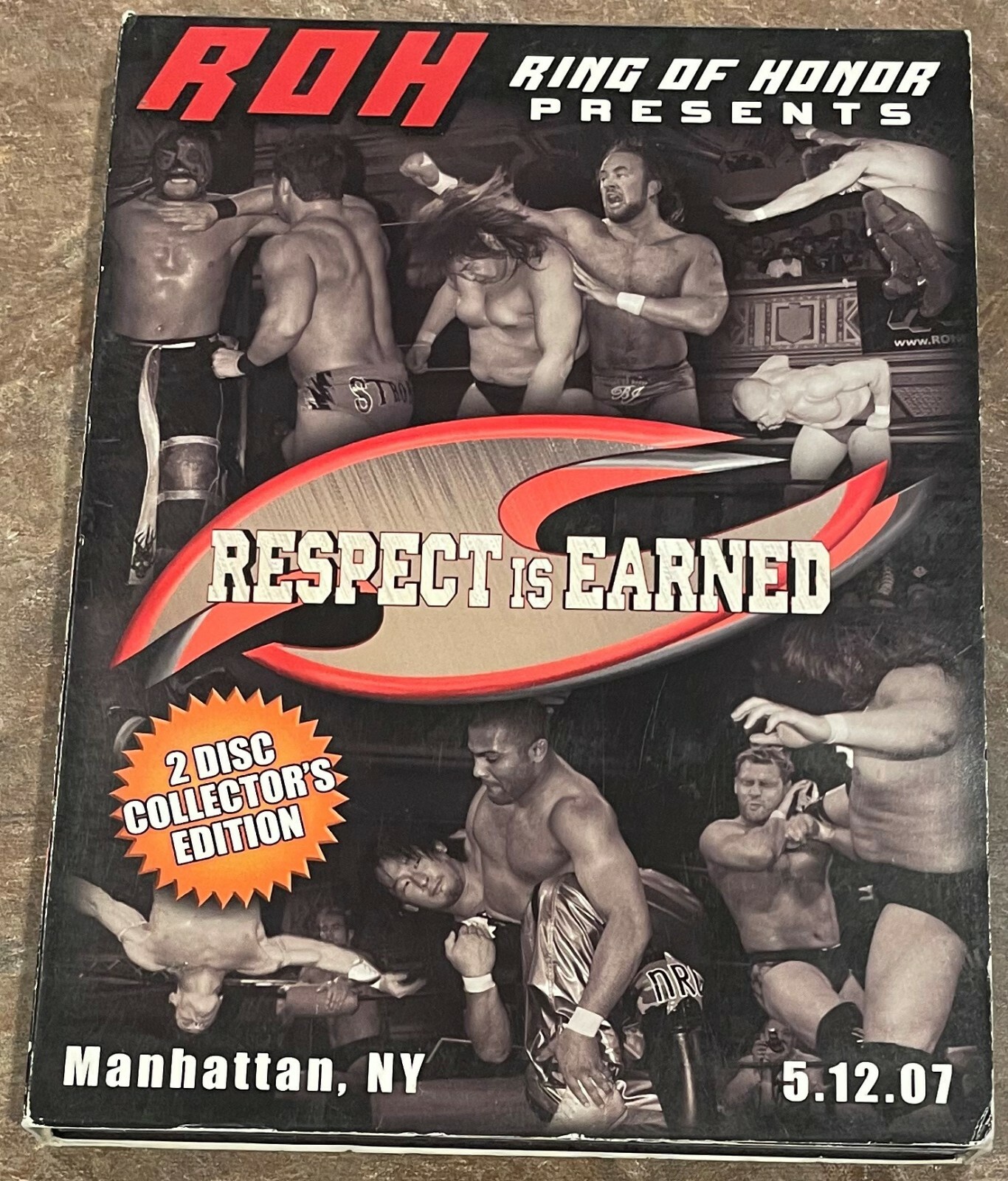 ROH Respect Is Earned 2007 DVD Collector's Edition READ Ring Of Honor ...
