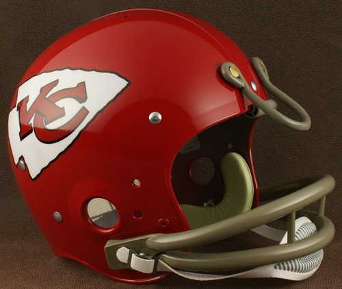 KANSAS CITY CHIEFS 1963-1973 NFL Riddell TK Suspension Football Helmet ...
