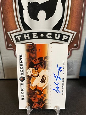 2019-20 Ultimate Collection Rookie Accents #197 Joel Farabee AUTOGRAPH ...