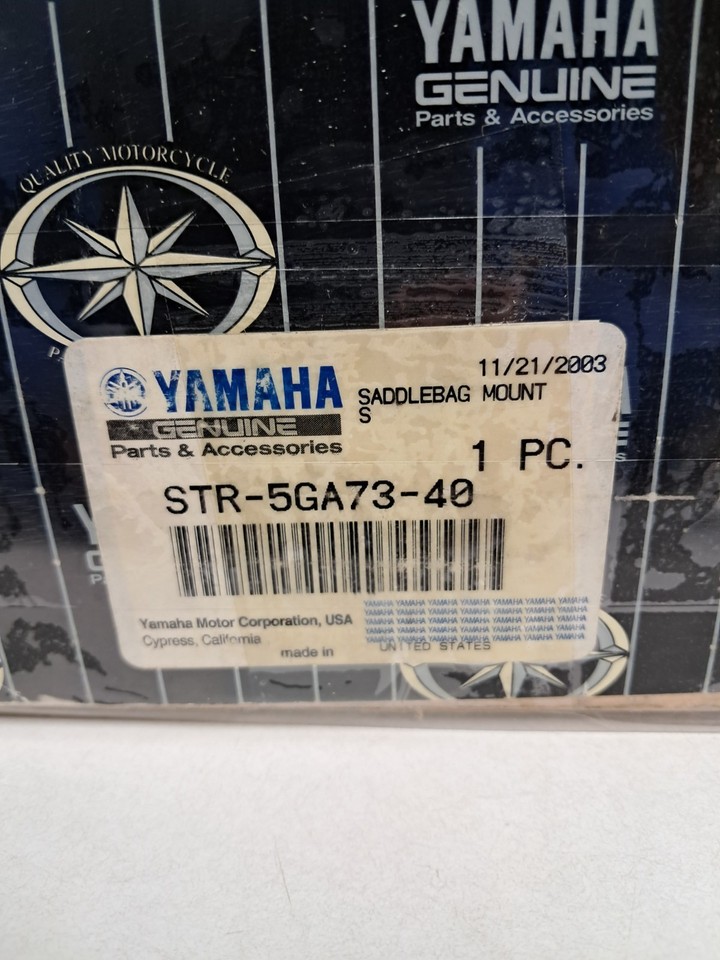 Yamaha Saddlebag Mounts. STR-5GA73-40-00. | eBay