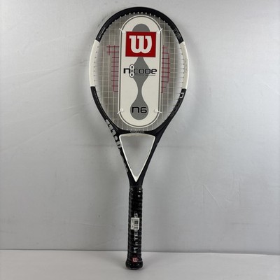 Wilson N Code N6 Tennis Racket (T5662S) - 4 3/8 In, Strung, MID NEW NOS ...