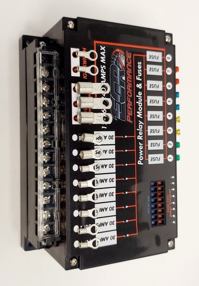 8 Channel Power Relay Module Control W/ Led Indicator & Fuses | eBay