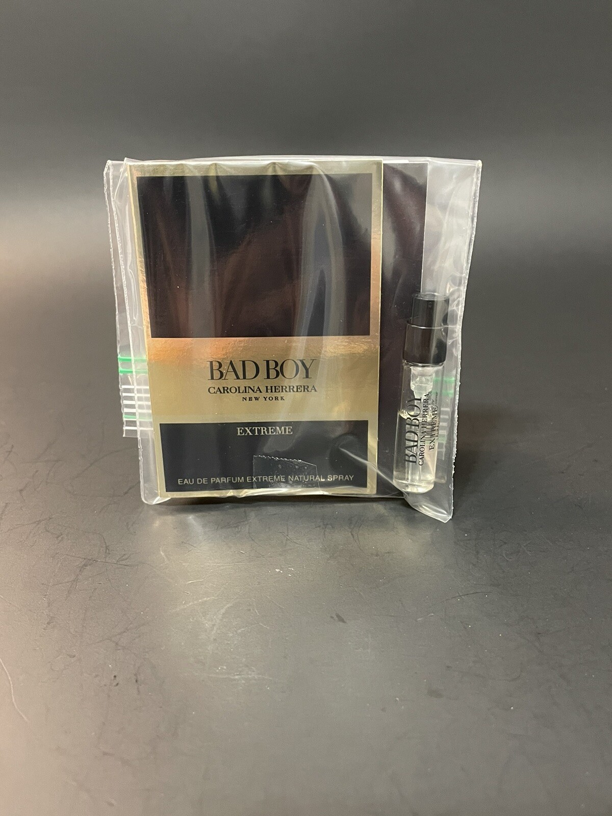 CAROLINA HERRERA “BAD BOY : EXTREME” MENS FRAGRANCE SAMPLE NEW Vial | eBay