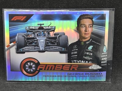 2023 Topps Chrome Formula 1 F1 George Russell Camber Mercedes #CAM-GRII ...
