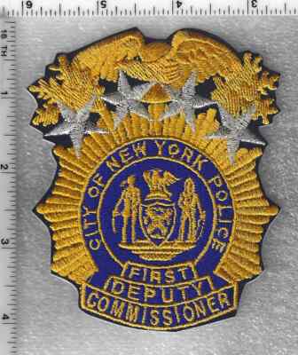 Police First Deputy Commissioner Large Baseball Cap Patch - new for ...