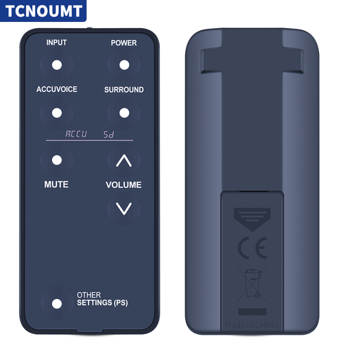 For Zvox Multi Level Replace Remote Control AccuVoice TV Speakers ...