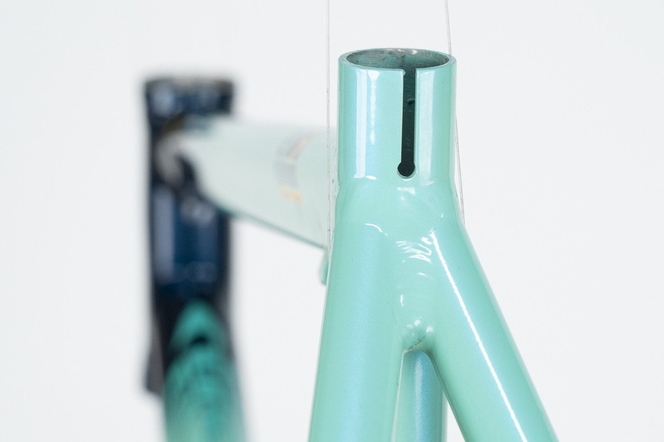 NOS BIANCHI EV3 PROTOTYPE ALLOY FRAME VINTAGE ROAD RACING BIKE BICYCLE ...