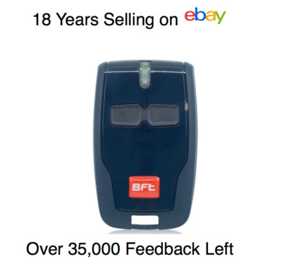 BFT MITTO 2 GATE REMOTE CONTROL HANDSET BARRIER TRANSMITTER ZAPPER KEY ...