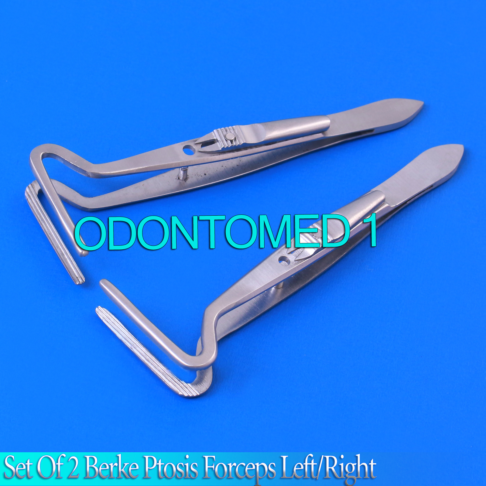 Set Of 2 Berke Ptosis Forceps Left/Right 4" ENT Ophthalmic Instruments ...