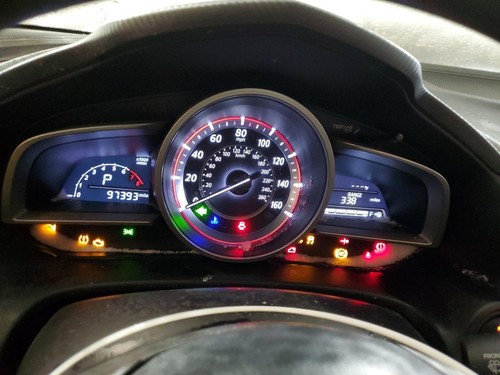Used Speedometer Gauge fits: 2016 Mazda Mazda 3 cluster MPH 2.0L w/o ...