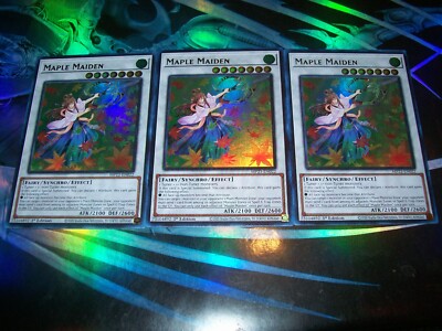3x Maple Maiden 1st Edition Ultra Rare MP23-EN022 Yu-Gi-Oh! | eBay