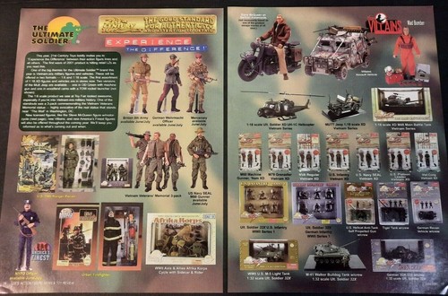 THE ULTIMATE SOLDIER Figures 2x Preview Pages ~ Vintage Magazine PRINT ...