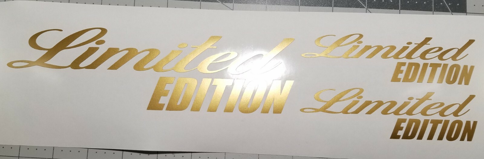 Limited Edition decal. sticker. 3 decal set. | eBay