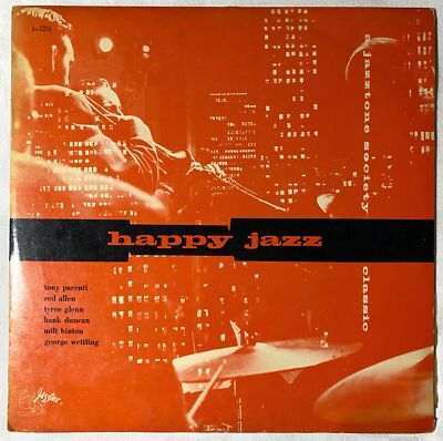 TONY PARENTI'S ALL STARS Happy Jazz Original Vinyl Record Album 1955 ...