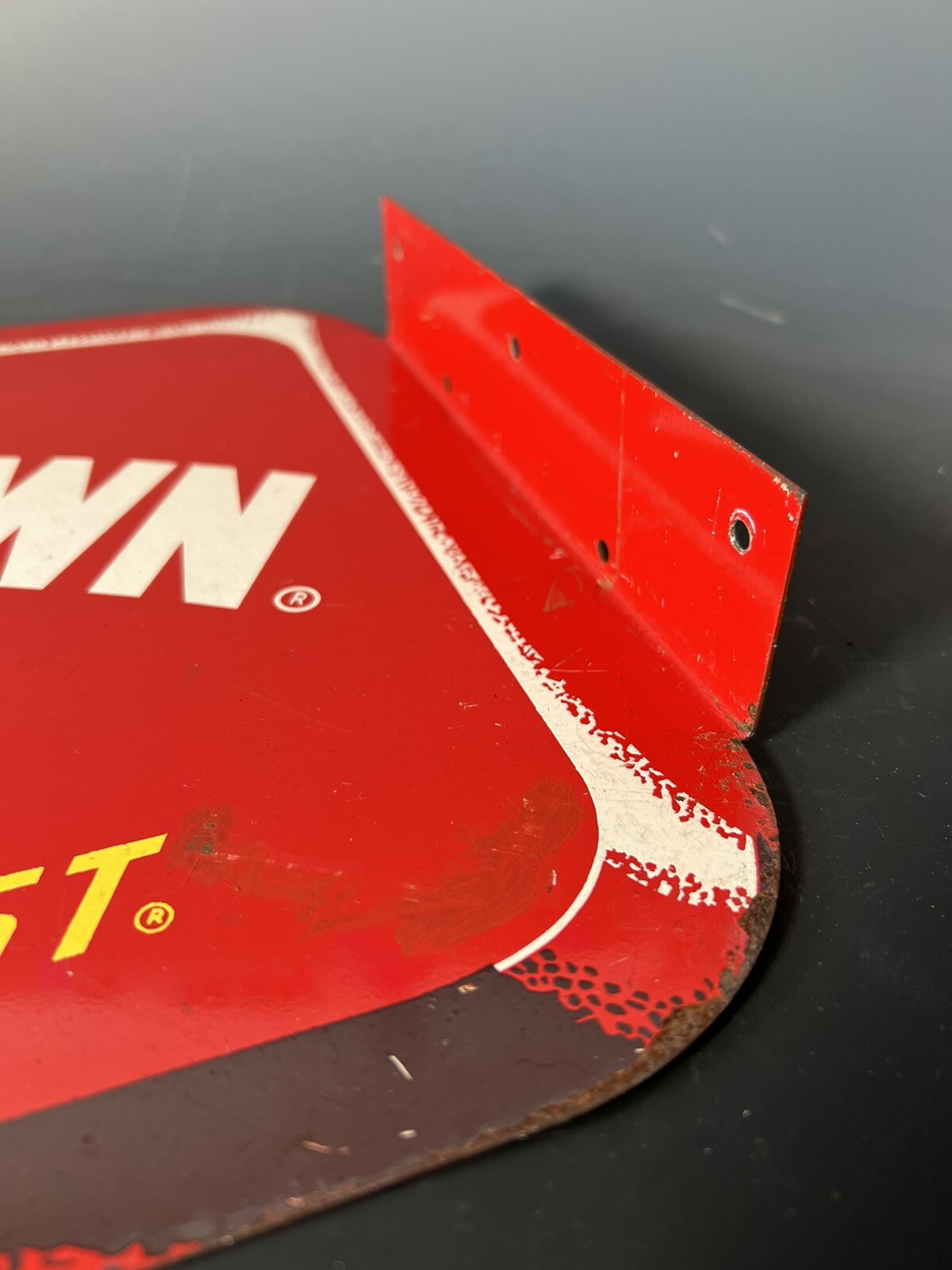 ORIGINAL ROYAL CROWN COLA SODA ADVERTISING FLANGE METAL SIGN RC COLA | eBay