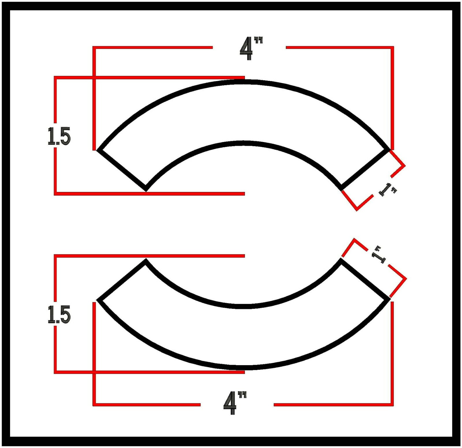 Custom Embroidered 4" Top And Bottom Rocker Biker MC Club Sew on Patch ...