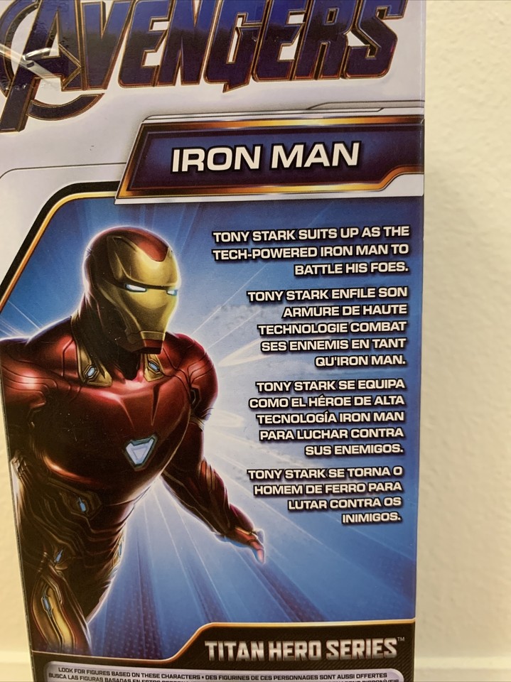Marvel Avengers Endgame Titan Hero Series Iron Man 12-Inch Action ...