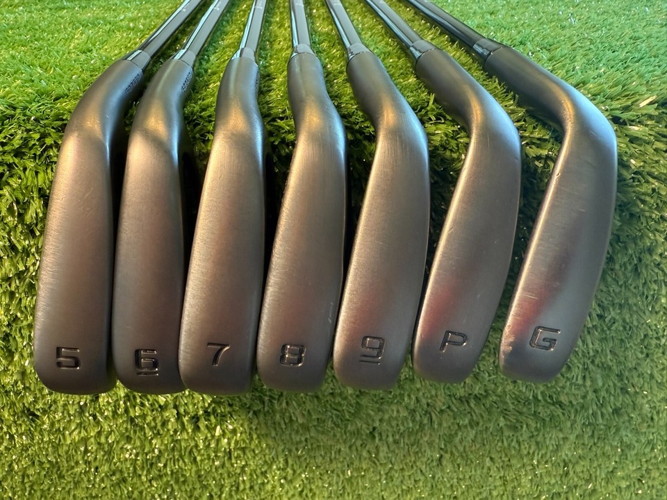 2024 Cobra King Tour Irons Black 5-GW MMT 125 TX Extra Stiff RH | eBay