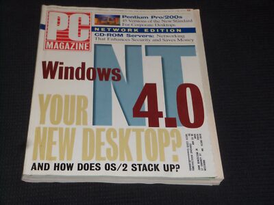1996 SEPTEMBER 24 PC MAGAZINE MAGAZINE - WINDOWS NT 4.0 COVER - O 15393 ...