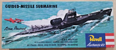 02-308 REVELL 1:305 Scale USS NAUTILUS (SSN-571) Plastic Model Kit ...