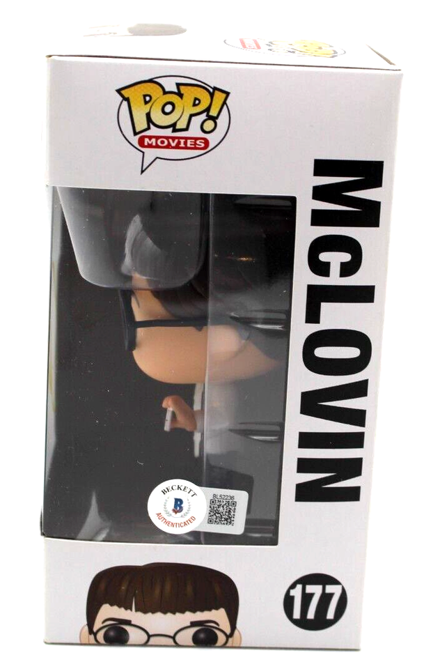 Christopher Mintz Plasse Signed Superbad McLovin #177 Funko Pop w ...