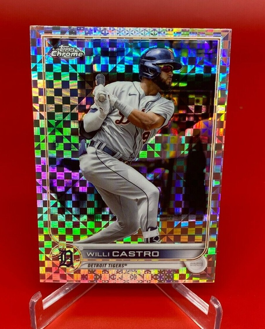 2022 Topps Chrome #173 Willi Castro XFRACTOR refractor card Tigers | eBay