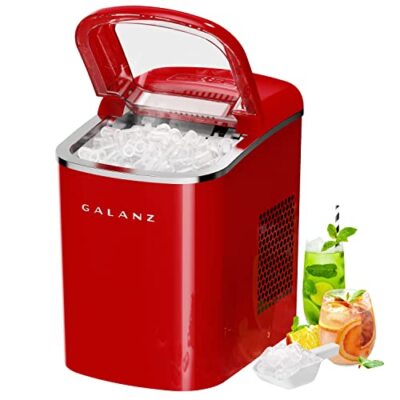 Galanz Portable Countertop Electric Ice Maker Machine, 26 lbs in 24 ...