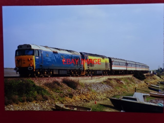 PHOTO BR DIESEL CLASS 50 LOCO NO 50008 THUNDERER | eBay UK