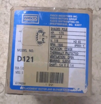 Motors - Fasco Motor