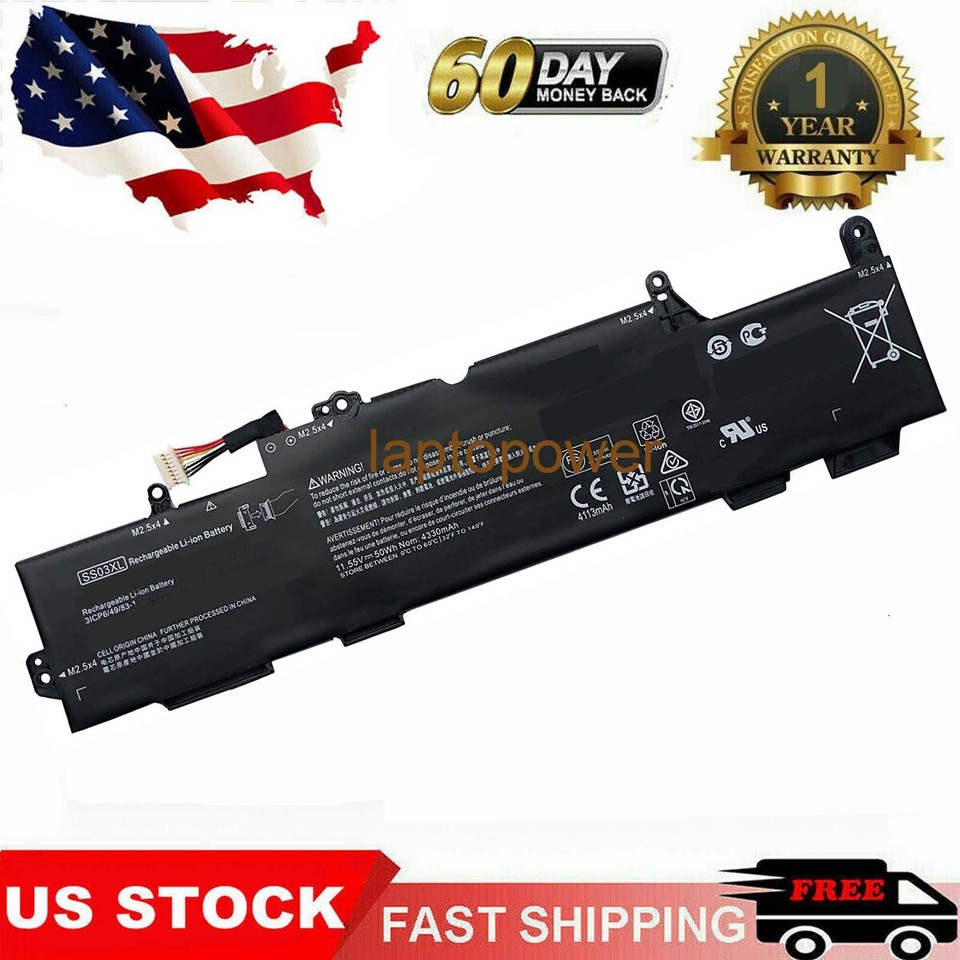 SS03XL Battery for HP EliteBook 735 745 830 840 G6 ZBOOK 14U G5 G6 HSN ...