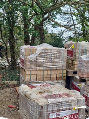 (1 PACK)MARSHALLS TEGULA TRADITIONAL COLOUR BLOCK PAVING MIXED SIZES ...