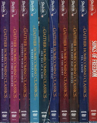 GAITHER HOMECOMING CLASSICS 10 Disc Box Set Bill Gloria & Friends DVD ...