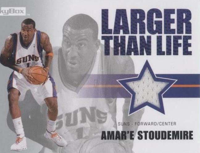 2008-09 Skybox - Larger than Life Memorabilia Amare Stoudemire #LL-AS ...