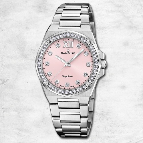 Candino Reloj de Pulsera Mujer Acero Inoxidable Plata Elegance UC4751 / 4255649433856 | eBay