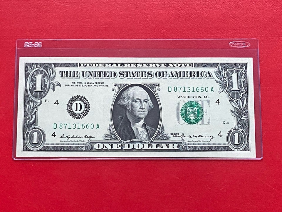 1969 $1 DOLLAR BILL ( CLEVELAND D ) UNCIRCULATED | eBay